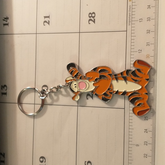 Disney | Other | Official Disney Tigger Of Winnie The Pooh Keychain Euc ...